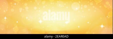 Multicolored blurry bokeh on a yellow background Stock Photo - Alamy