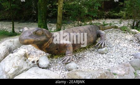 Almbachklamm, Almbach gorge, Berchtesgaden national park, bavaria ...