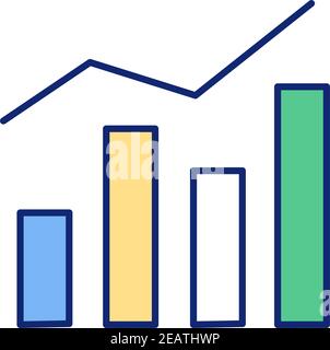 Business performance improvement RGB color icon Stock Vector Image ...