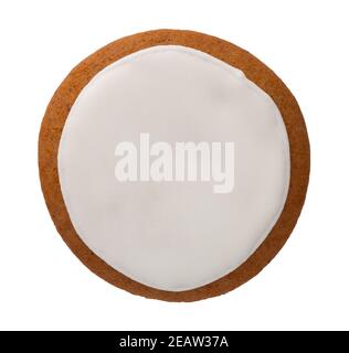 Gingerbread Circle Isolated On White Background Stock Photo - Alamy