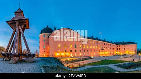 Sunset view of the Uppsala castle in Sweden Stock Photo - Alamy