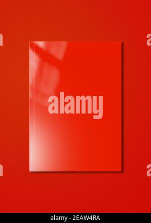 Color business brochure cover template, annual report front page, A4 ...