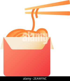 Chinese food take out clipart, illustration vector Stock Vector Image ...