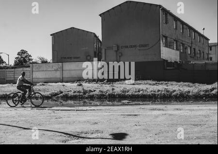 South Africa, Cape Town, Kraaifontein Township, New Houses Stock Photo ...