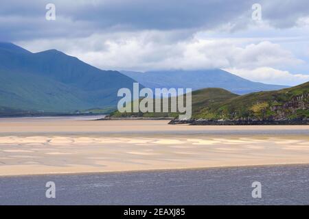 Cape Wrath ferry, Keoldale, Kyle of Durness, Sutherland. The ferryman ...