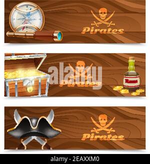 Set of three horizontal banners with flag of Saint Lucia. Web banner ...