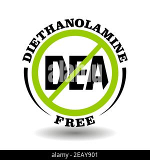 additive free label sign. round stamp. ribbon. band Stock Vector Image ...