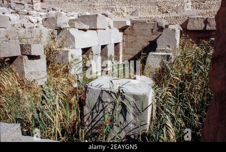 Osireion temple ruins in Abydos, Egypt Stock Photo - Alamy