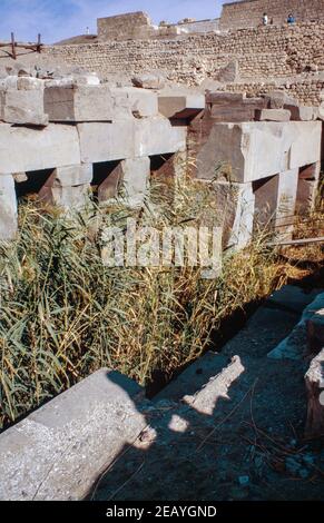 Osireion temple ruins in Abydos, Egypt Stock Photo - Alamy