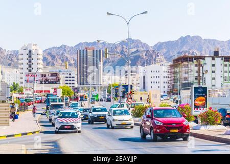 Ruwi, a district in Muscat, the capital of the Sultanate of Oman Stock ...