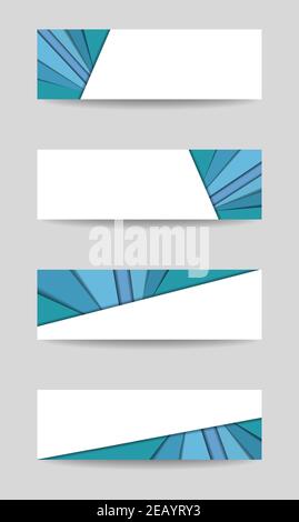 Web banners template in vector with icons of cloud data base, computer ...