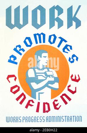 Work Promotes Confidence - Work Progress Administration - Federal Art ...