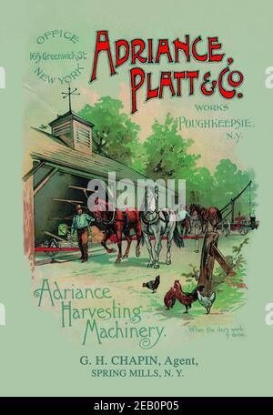 Adriance Farm Machinery Stock Photo - Alamy