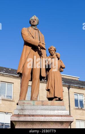 Statue of Richard Oastler, Bradford, West Yorkshire, England UK Stock ...