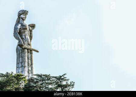 Giant sword statue monument in Didgori - historical site memorial ...