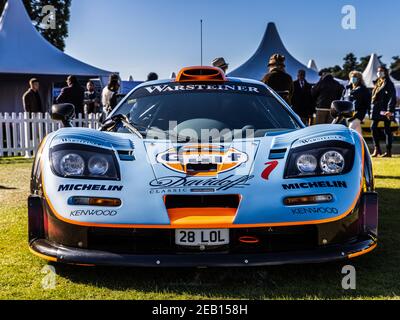 Gulf Team Davidoff 1997 McLaren F1 GTR 'Longtail' on display at the ...