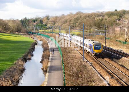 Northern Rail Class 331 electric multiple unit train at Parkside ...