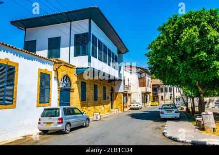 Old building and tree in Cyprus Stock Photo - Alamy