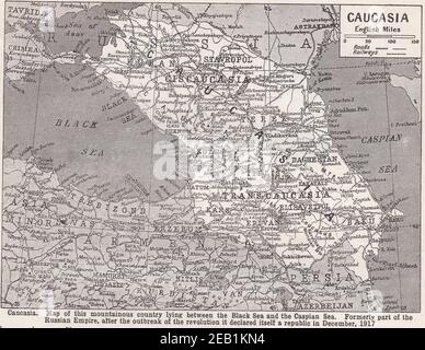 A Map of Caucasia Stock Photo - Alamy