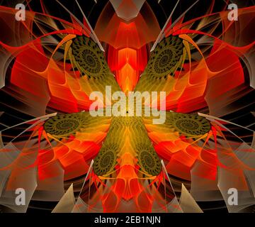 Abstract colorful fractal artwork background Stock Photo - Alamy