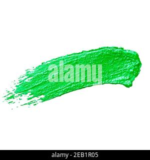Beautiful green watercolor smear brush background Stock Photo - Alamy