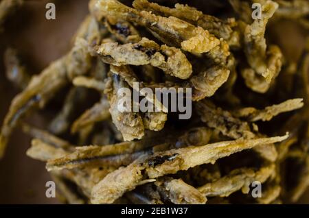 Battered deep fried river fish Stock Photo - Alamy