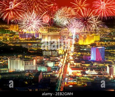2000 HISTORICAL THE STRIP LAS VEGAS SKYLINE NEVADA USA Stock Photo - Alamy