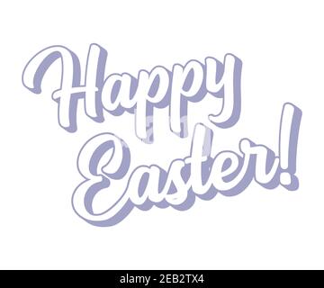 Happy Easter greeting card. 3d paper cut easter egg concept design ...