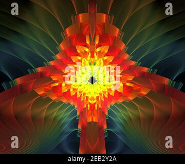 Abstract colorful fractal artwork background Stock Photo - Alamy