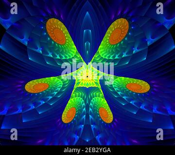 Abstract colorful fractal artwork background Stock Photo - Alamy