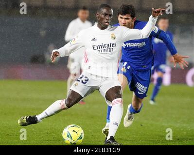 Real Madrid CF’s Ferland Mendy during La Liga match. January 4, 2026 ...