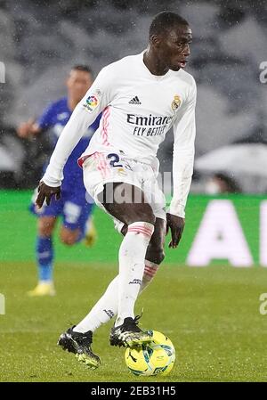 Real Madrid's Ferland Mendy during the Spanish La Liga soccer match ...