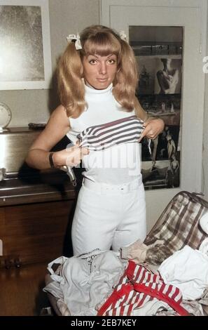 Deutsche Schauspielerin Ini Assmann, Deutschland 1960er Jahre. The ...