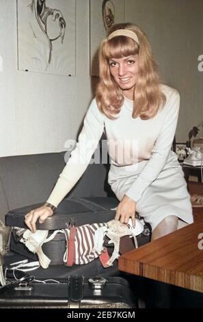 Deutsche Schauspielerin Ini Assmann, Deutschland 1960er Jahre. The ...