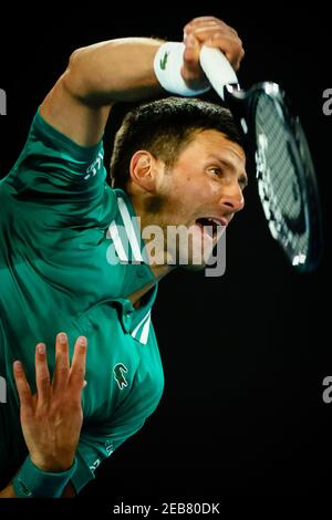 Serbian Novak Djokovic pictured in action during a tennis match between ...