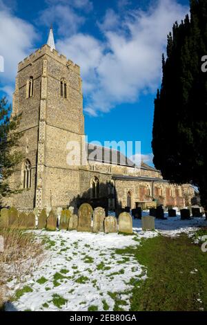 St Remigius, church, Hethersett Stock Photo - Alamy