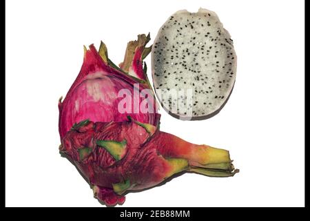 scaly skin of dragonfruit red fruit scales Stock Photo - Alamy