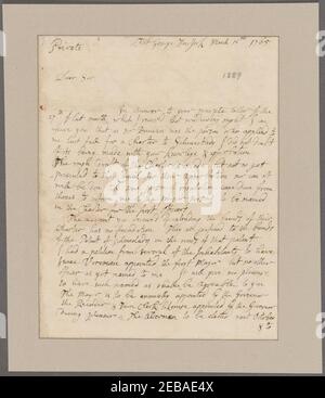 Colden, Cadwallader. New York. To (Sir William Johnson) (NYPL b11868620 ...