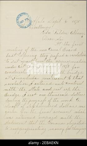 Constituent letters, 1875 Stock Photo - Alamy