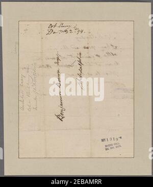 Crary, Archibald. New York. To Benjamin Bourn (NYPL b11868620-5376786 ...
