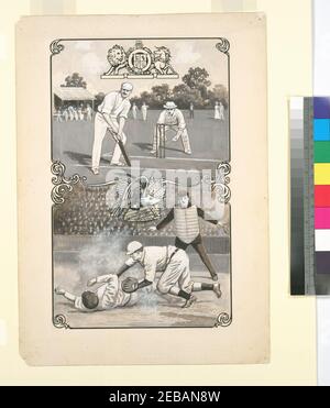 Cricket vs. baseball Stock Photo - Alamy