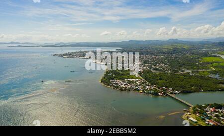 Surigao Del Norte Philippines. Dense covered hills of the philippines ...
