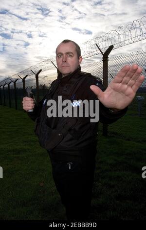 UK Police Officer using Incapacitant Spray Stock Photo - Alamy