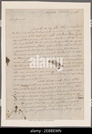 Hooper, William. (McCulloc). To James Hagg Stock Photo - Alamy