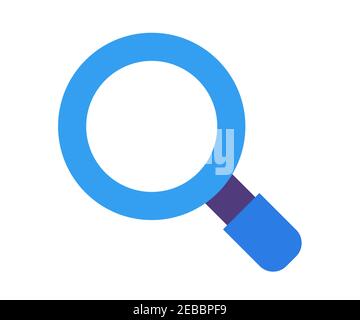 Magnifier glass. Simple vector icon Stock Photo - Alamy