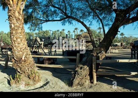 The Borax Mining Museum at the Ranch at Death Valley, the National Park ...