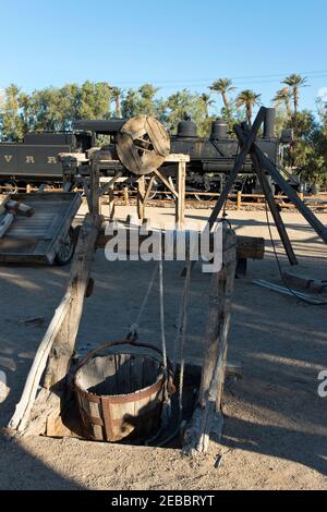 The Borax Mining Museum at the Ranch at Death Valley, the National Park ...