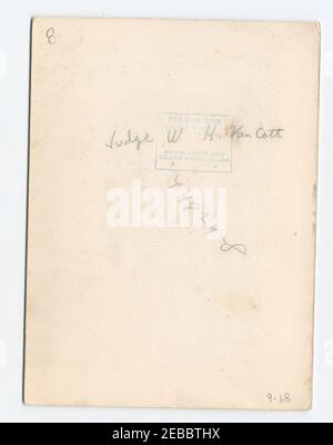 Judge W. H. Van Cott Stock Photo - Alamy