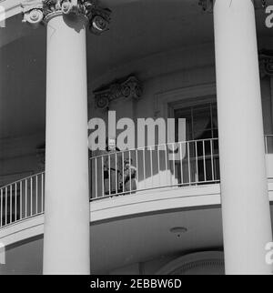 Nanny to the Kennedy children, Maud Shaw, holds John F. Kennedy, Jr ...