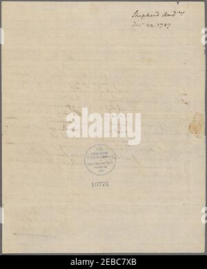 Letter from Andrew Shepherd Stock Photo - Alamy